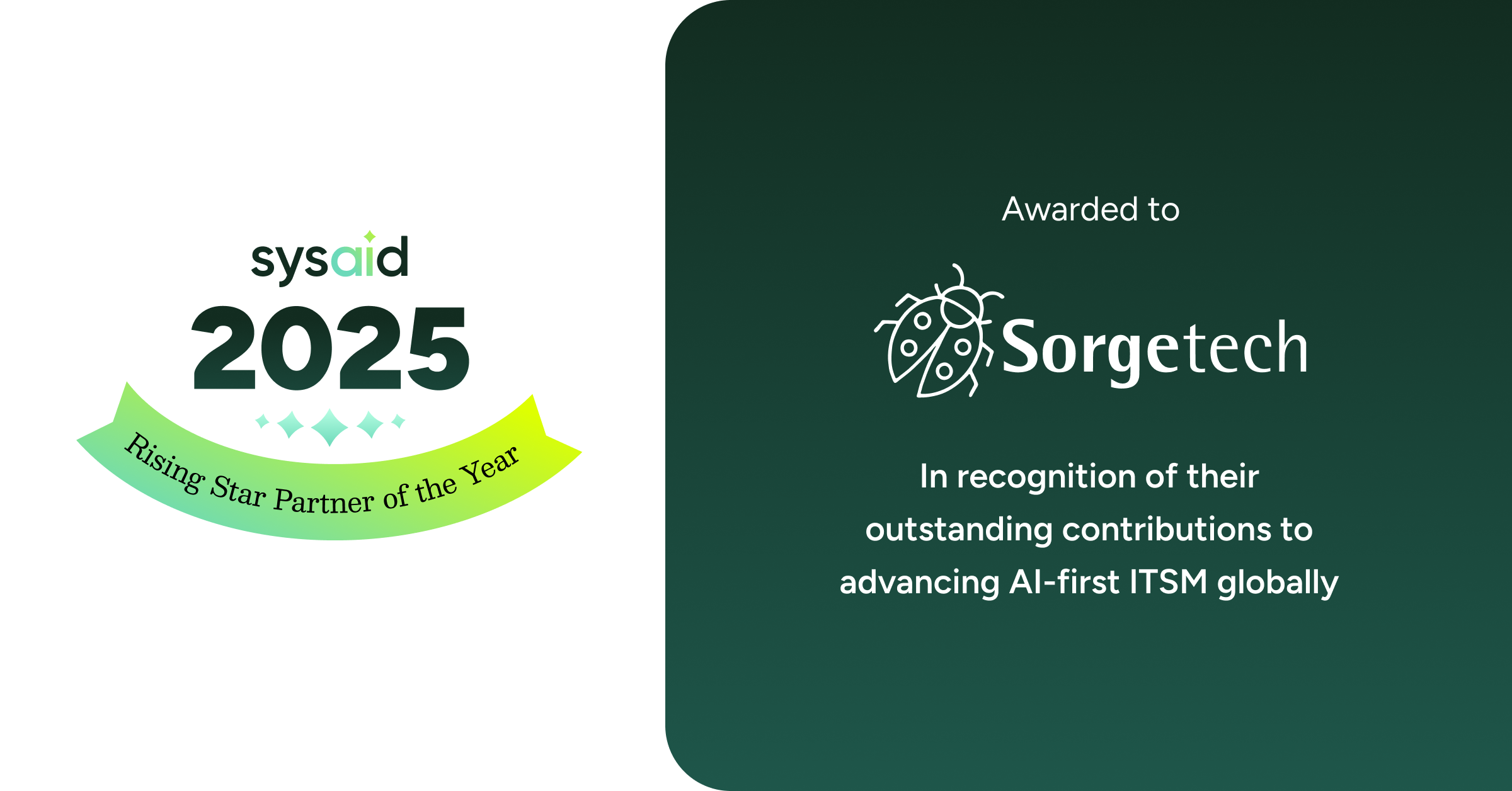 SysAid Names Sorgetech 2025 Rising Star Partner - SysAid